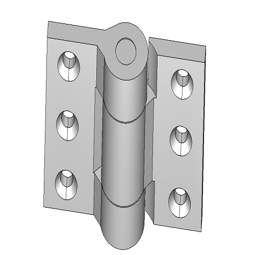 6 1/4" x 5" 316 Stainless Steel Mortise Hinges - Kiesler Machine UK