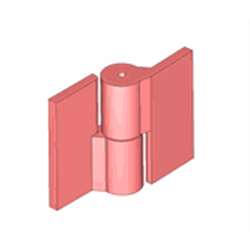 16x20 1/4inch Carbon Steel Half Mortise Right Hand Hinges - Kiesler ...